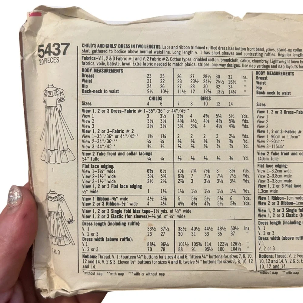 Simplicity | Other | Simplicity 5437 Gunne Sax Sewing Pattern Girls ...
